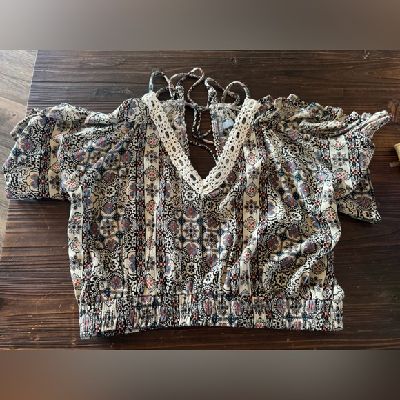 Tops | Multi Colored Crop Top | Poshmark
